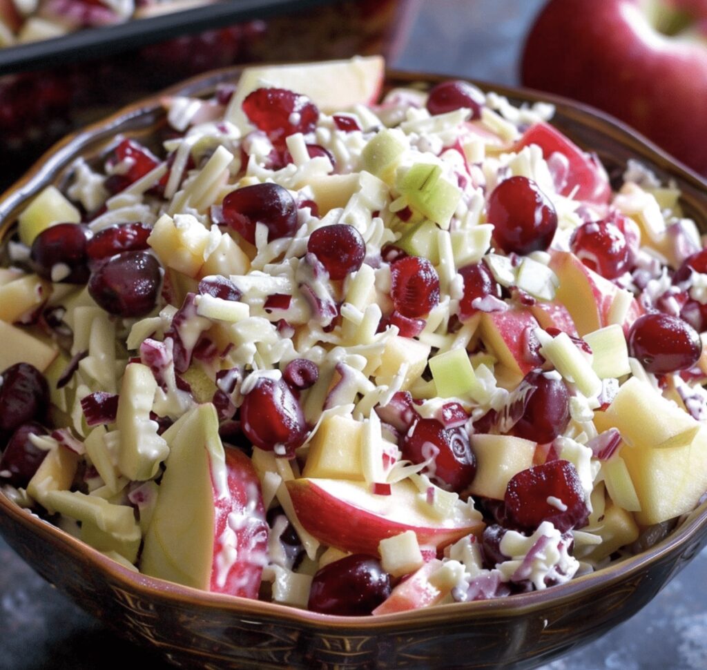 Tangy Cranberry Apple Coleslaw Recipe: A Sweet-Tart Delight - Cooking ...