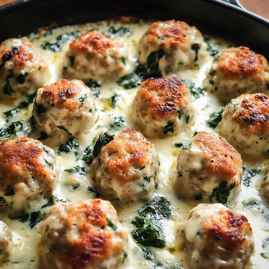 Fluffy Italian Baked Chicken Ricotta Meatballs Recipe - Cooking Crusade