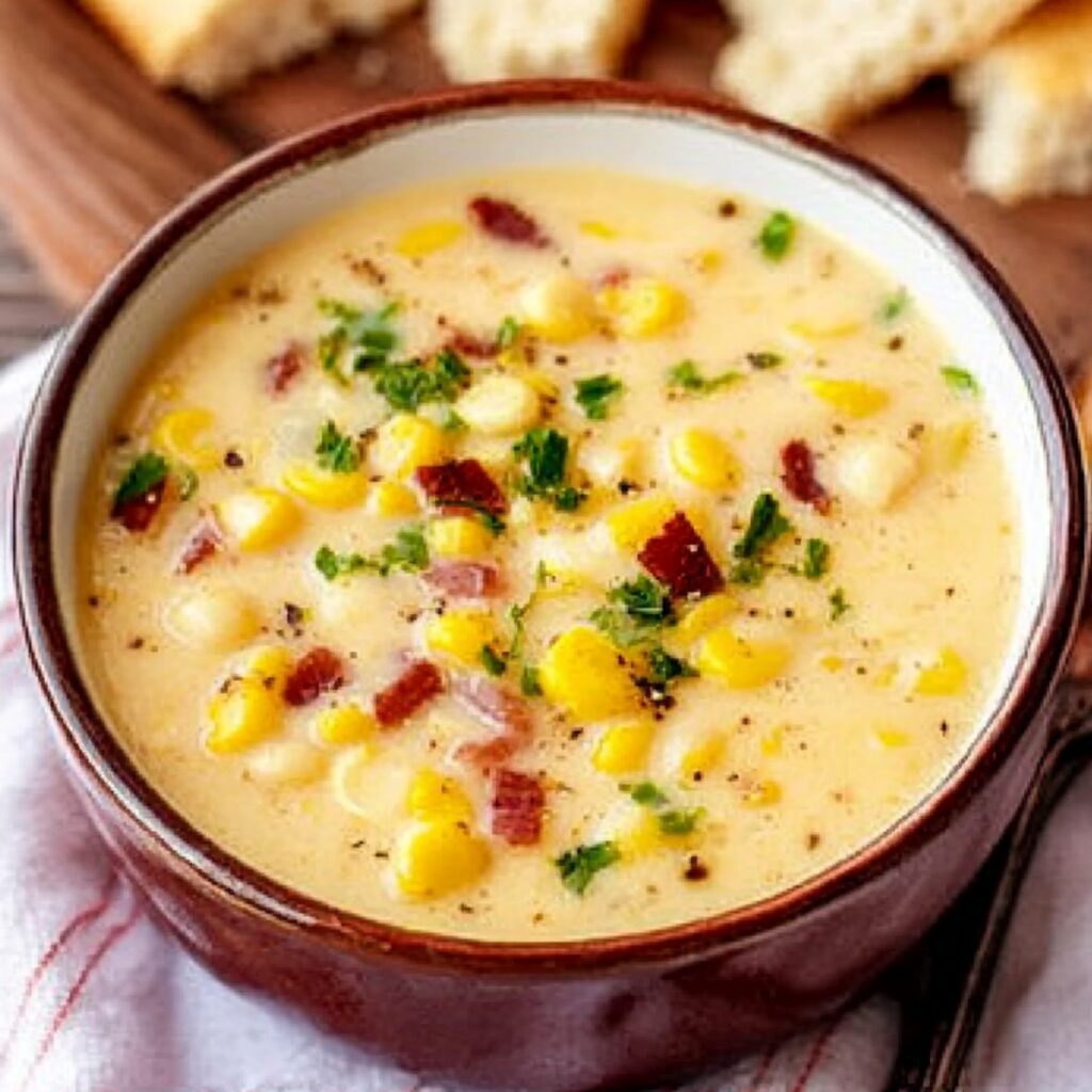 Cozy Kitchen Classic: Heartwarming Corn Chowder Recipe - Cooking Crusade