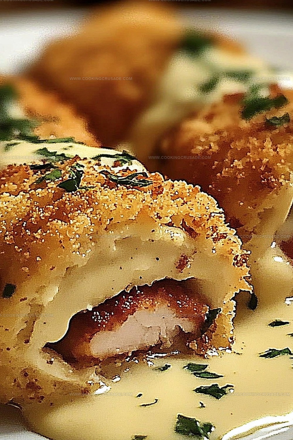 The Most Divine Stuffed Breaded Chicken Recipe Ever Created - Cooking ...