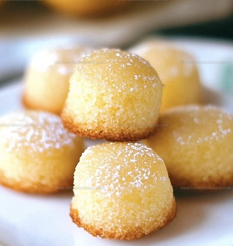 Tangy & Sweet Mini Lemon Drop Cakes Recipe for Zesty Dessert Joy ...