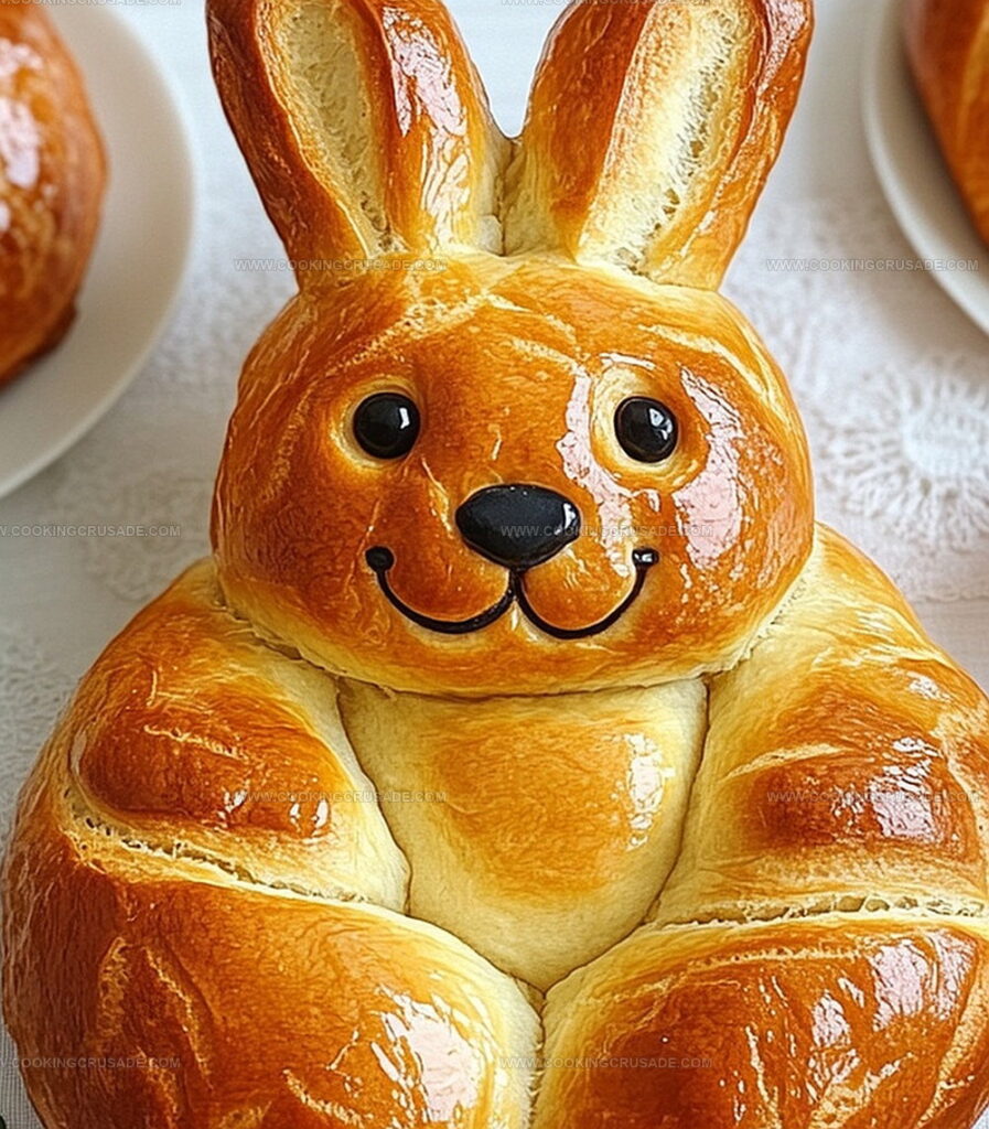 Golden Greek Easter Bunny Bread Recipe: A Festive Family Joy - Cooking ...