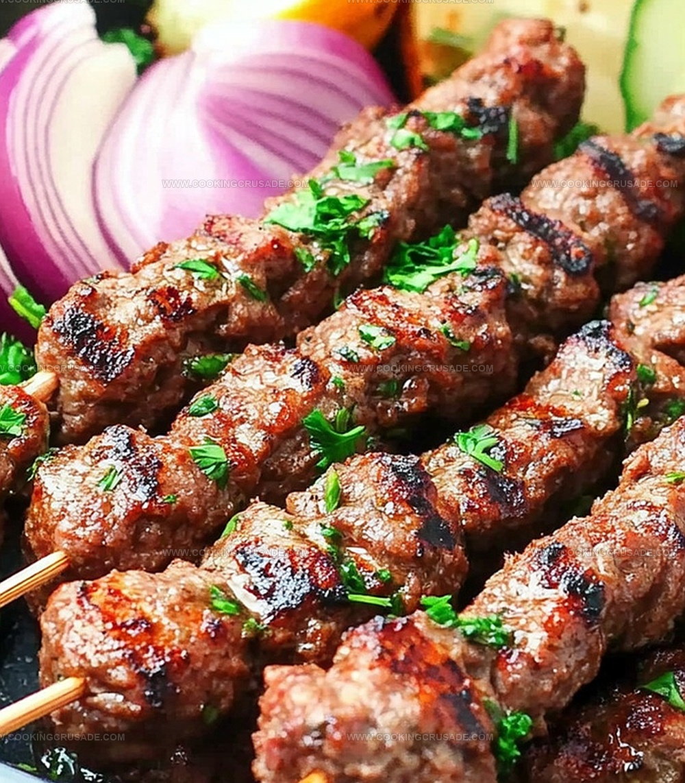 Juicy Homemade Ground Beef Kebabs Recipe for All Meat Lovers - Cooking ...