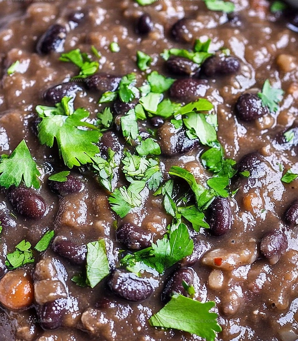 Creamy Refried Black Beans Recipe: A Flavorful Fiesta - Cooking Crusade